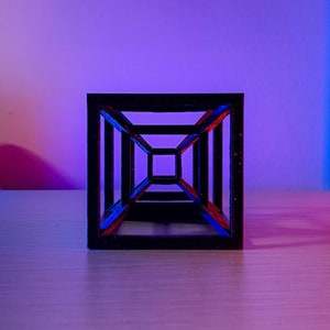 Tesseract Infinity Geometric Cube Enhanced / Desktop Hypercube ...