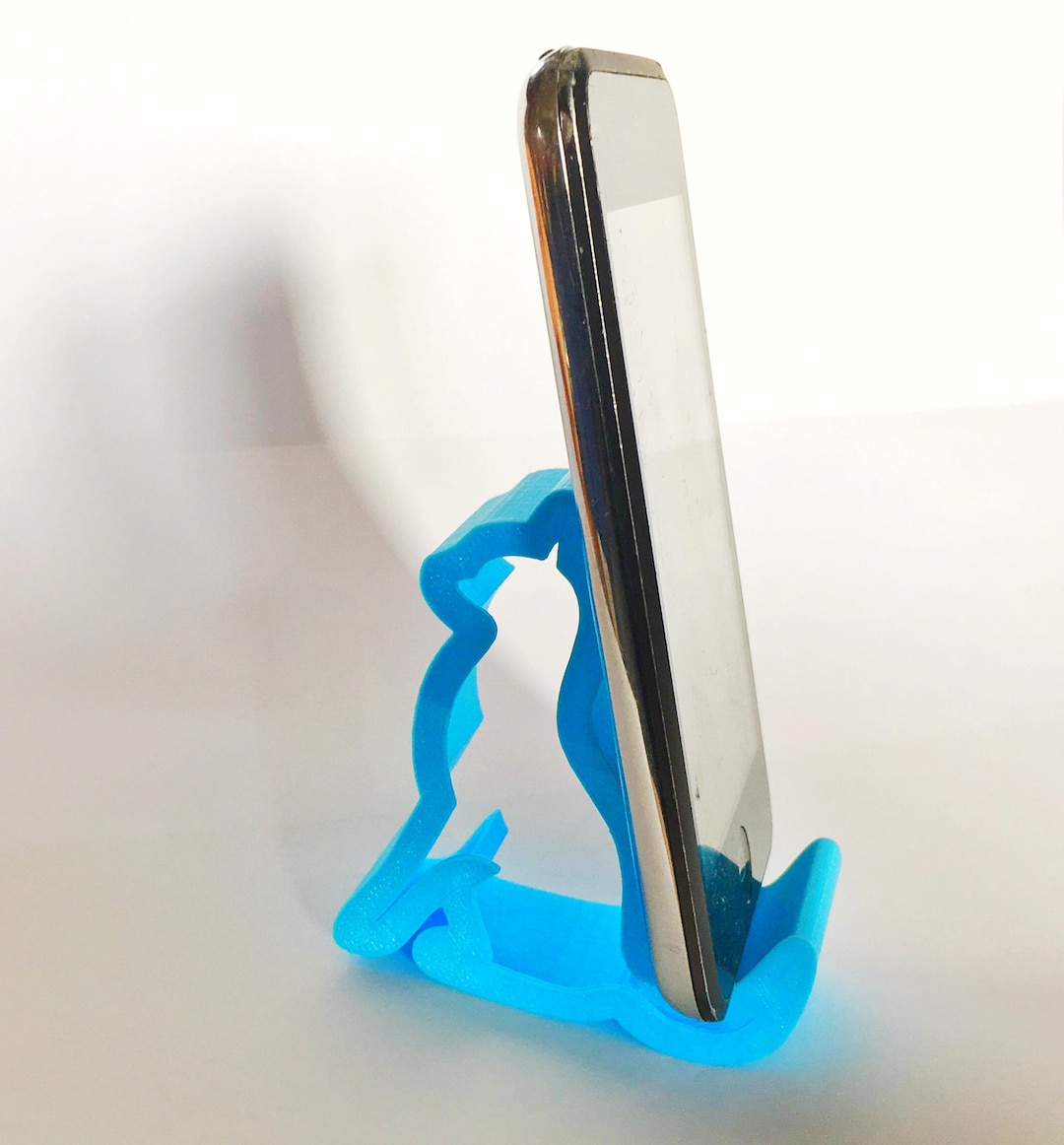Cat iPhone Stand / Phone Holder / Cat Holder / Minimalist Desk / Desk ...
