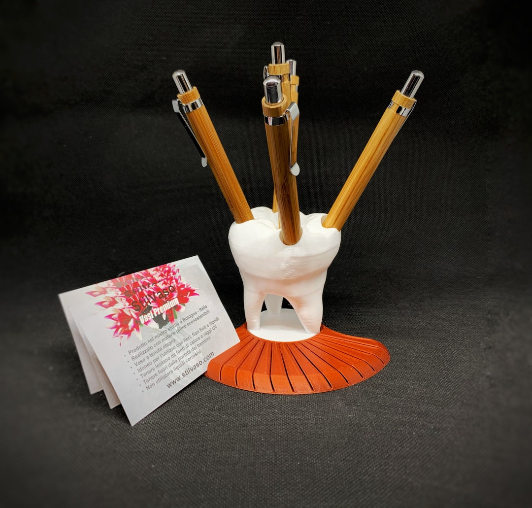Tooth Pen Holder / Dentist Gift / Tooth Pencil Holder / Dentist Office ...
