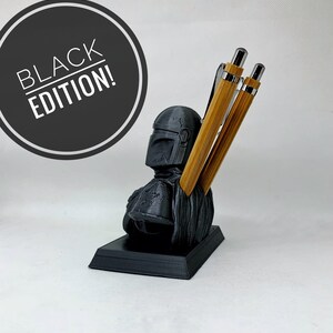 Mandalorian Pen Holder / Mando Bust / Star Wars Pencil Holder / the ...