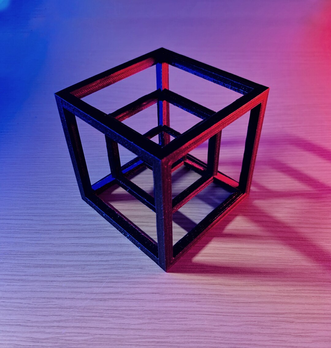 Tesseract Infinity Geometric Cube Enhanced / Desktop Hypercube ...