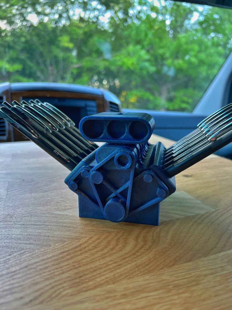 V12 Engine Block Pen Holder / V12 Engine Enthusiast Lover / - Etsy