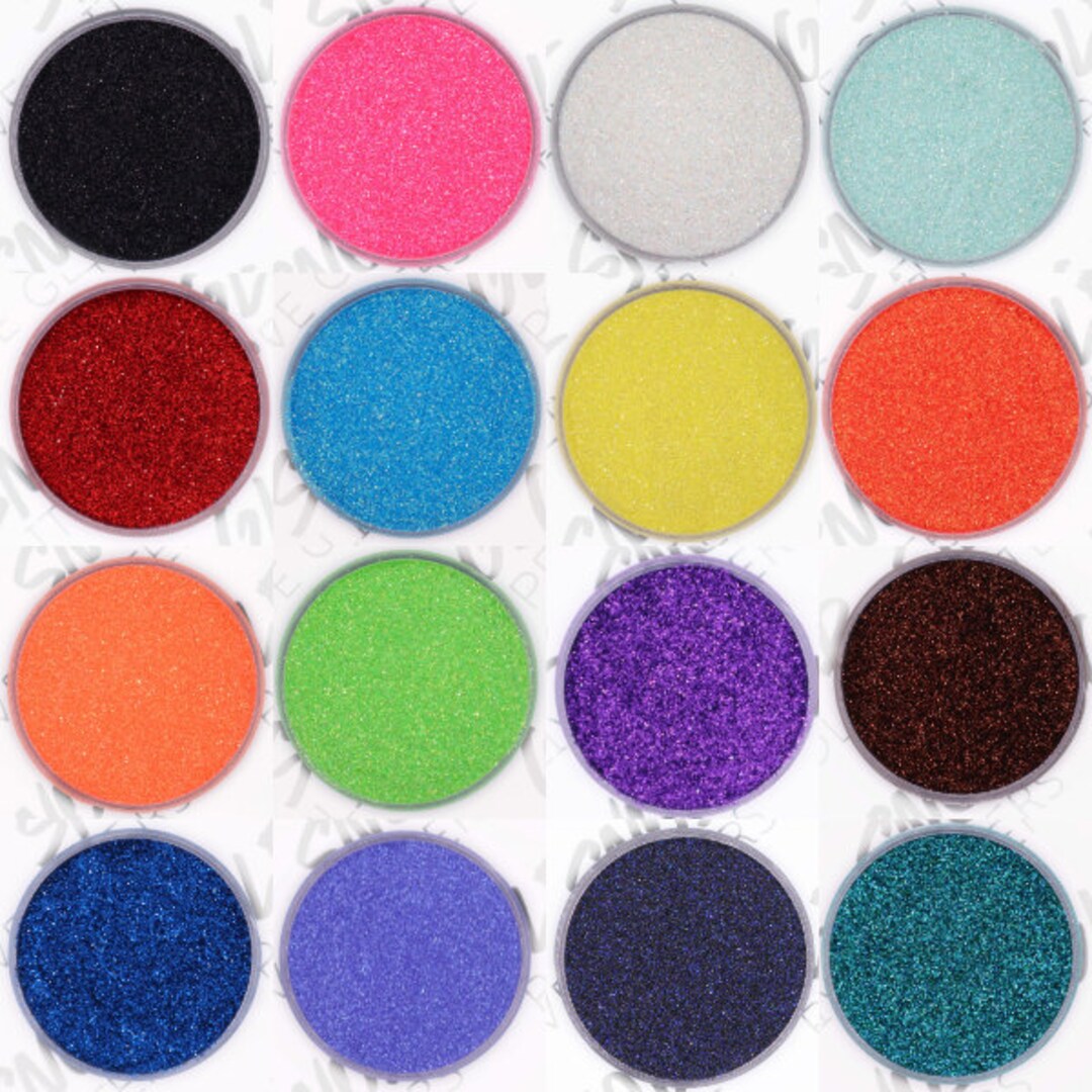 Glitter - Ultra Fine Glitter, Super Sparkle Glitter, .008, 1/128, USA ...