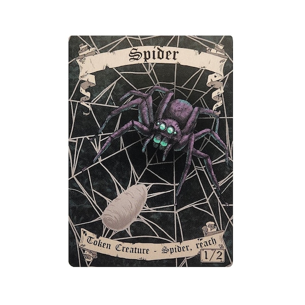 Spider Token - Etsy