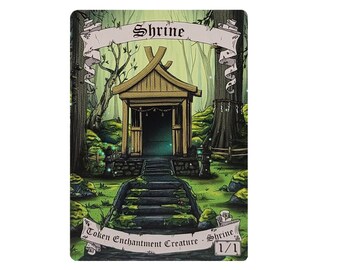 Shrine Token - Custom Altered MTG Magic the Gathering Fantasy Board ...