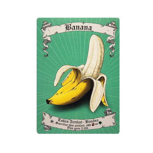 Mtg Banana Token - Etsy