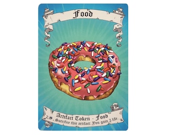Food Token Custom Altered MTG Magic the Gathering Fantasy - Etsy