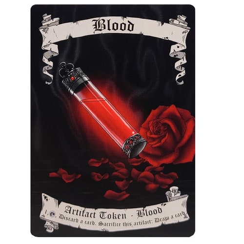 Magic the Gathering Blood Token - Etsy