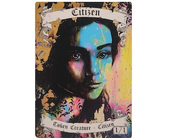 5 Citizen Tokens for Magic the Gathering - Etsy