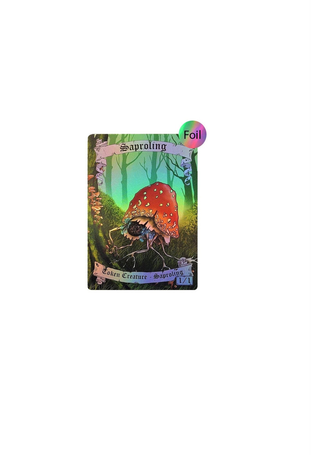 Magic the Gathering 1/1 Saproling Token (foil Version) - Etsy