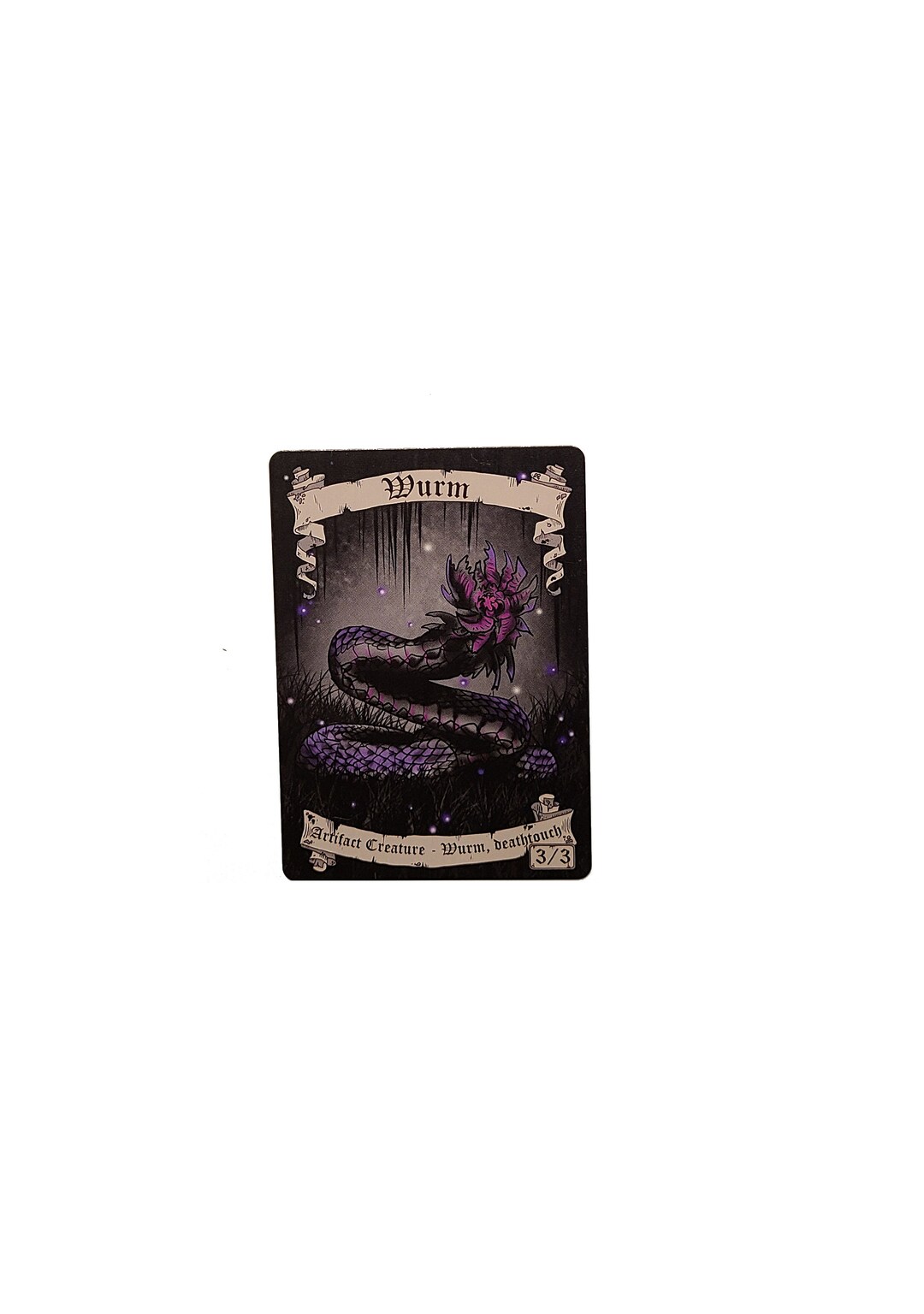 Magic the Gathering Wurm (deathtouch) Token - Etsy