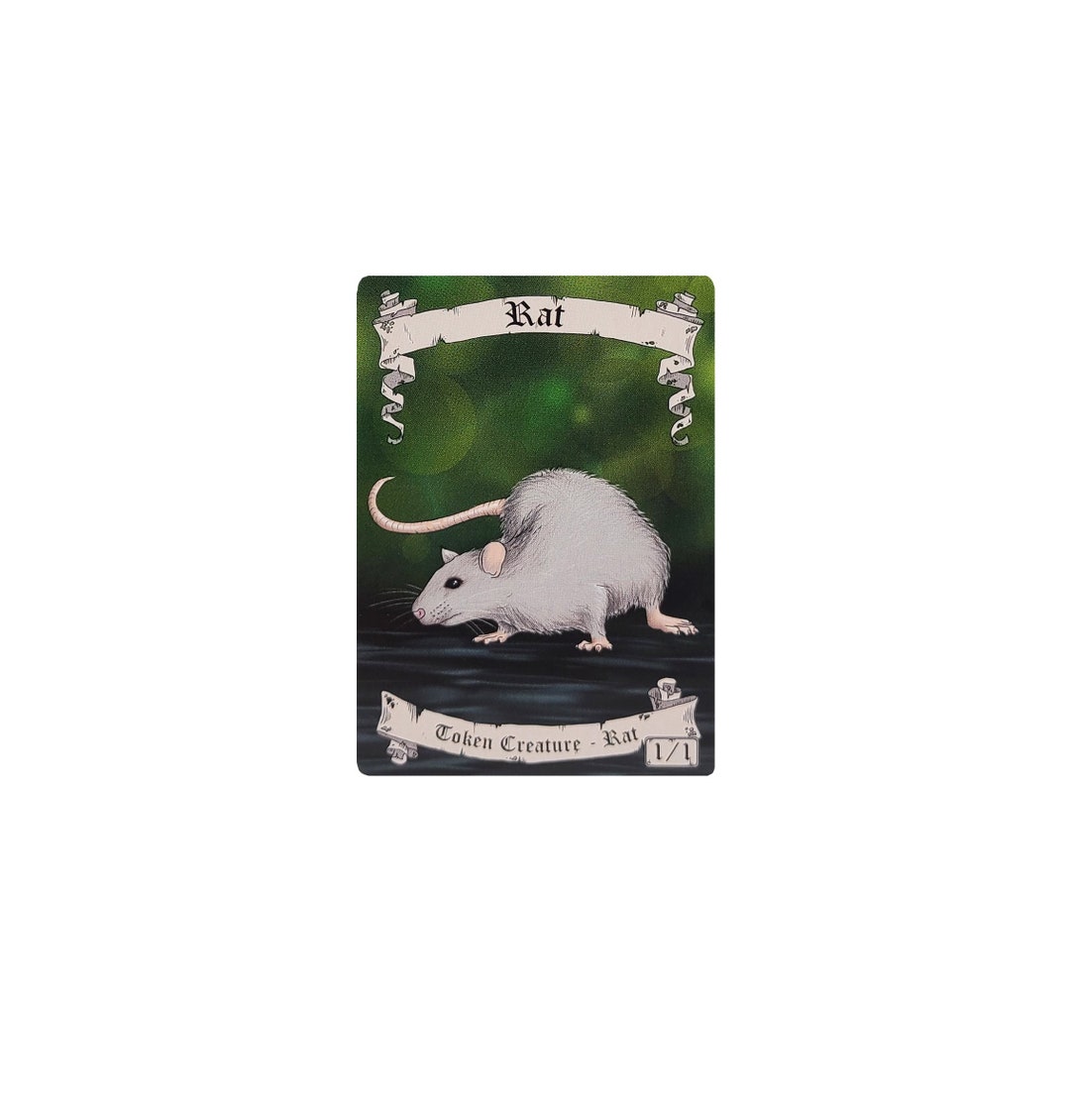 Magic the Gathering Rat Token - Etsy