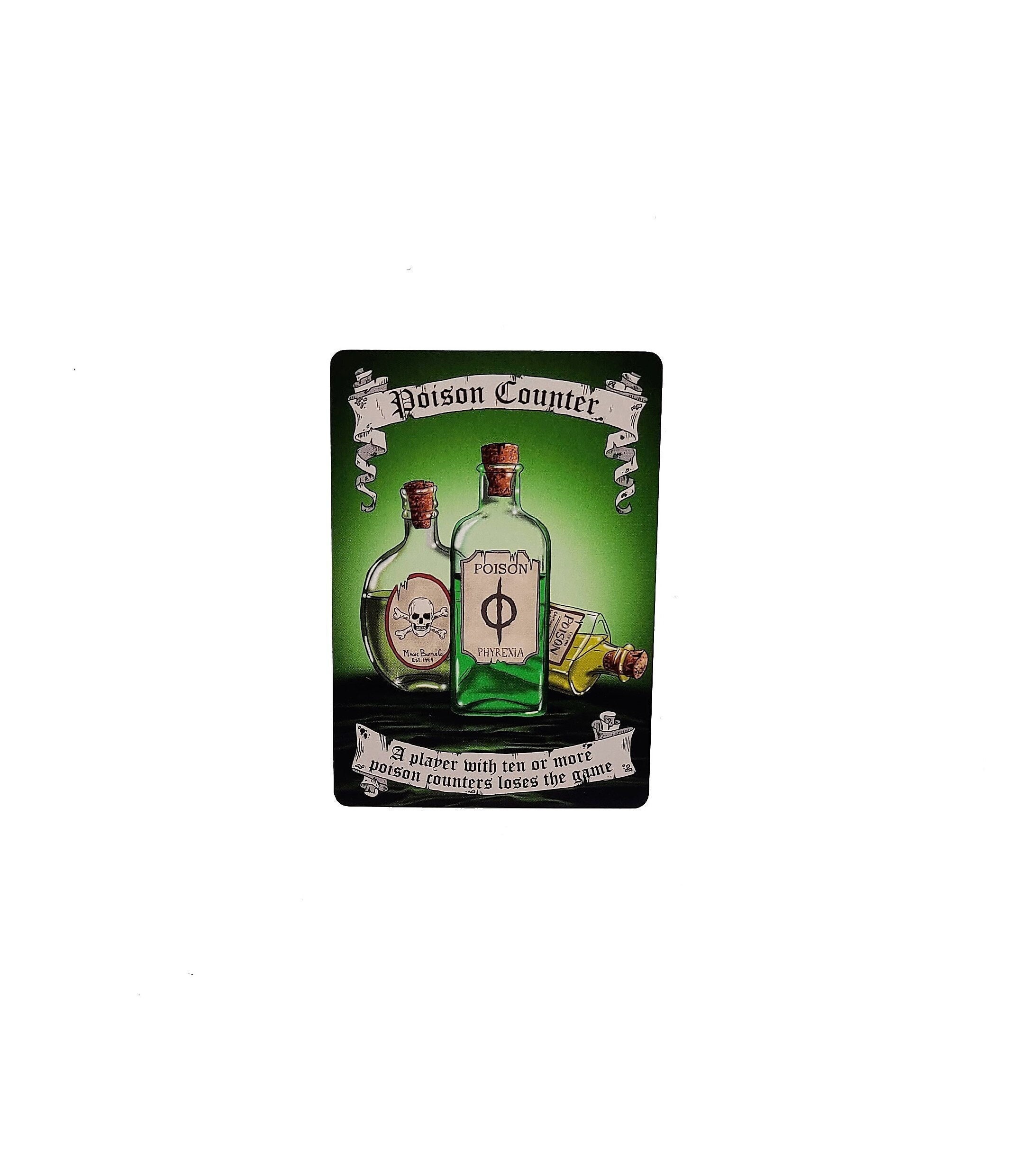 Magic the Gathering Poison Counter Token | Etsy