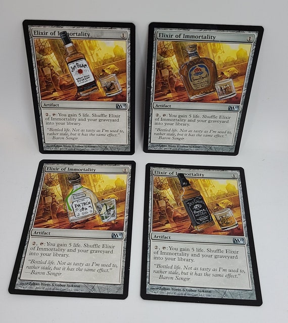 Magic the Gathering Elixir of Immortality Alter - Etsy Denmark