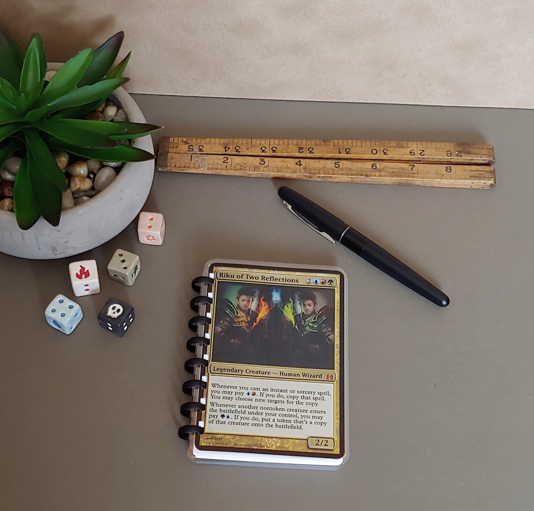 Magic the Gathering Notebook (oversized MTG- Riku of Two Reflections ...