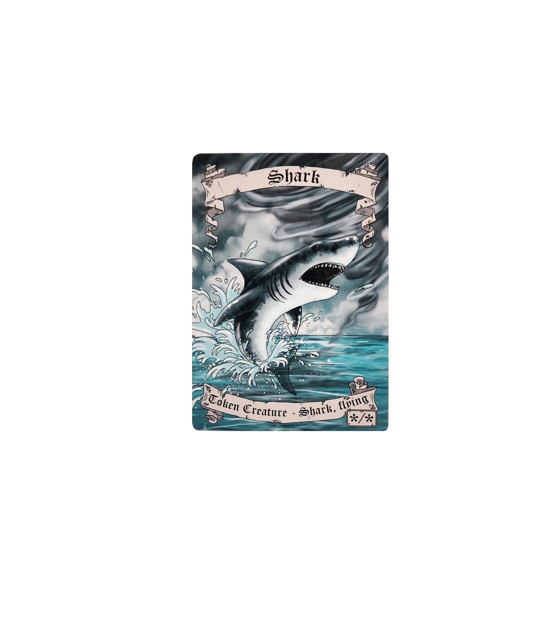 Magic the Gathering Shark Token - Etsy
