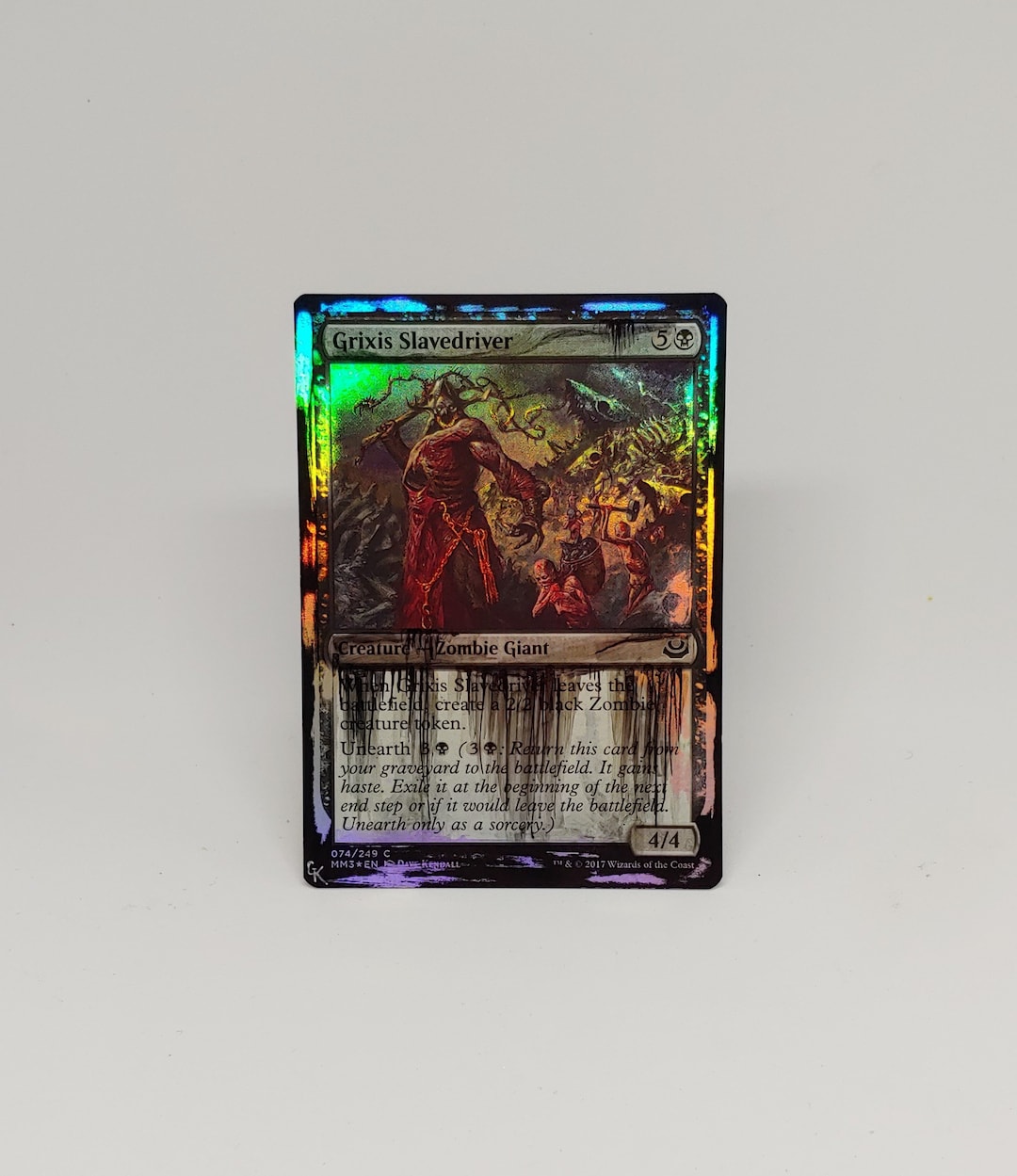 Magic the Gathering Foil Grixis Slavedriver - Etsy