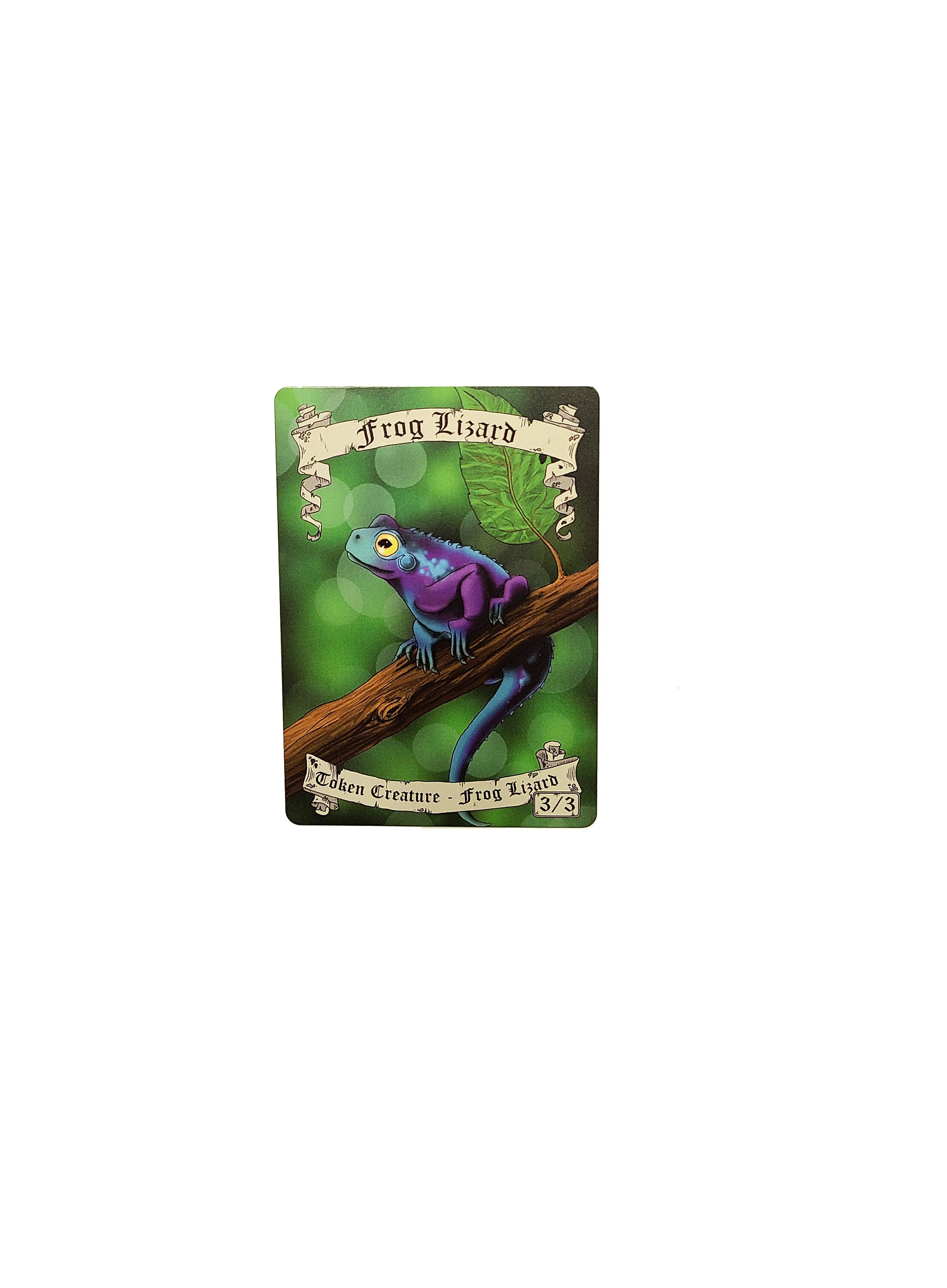 Magic the Gathering Frog Lizard Token | Etsy