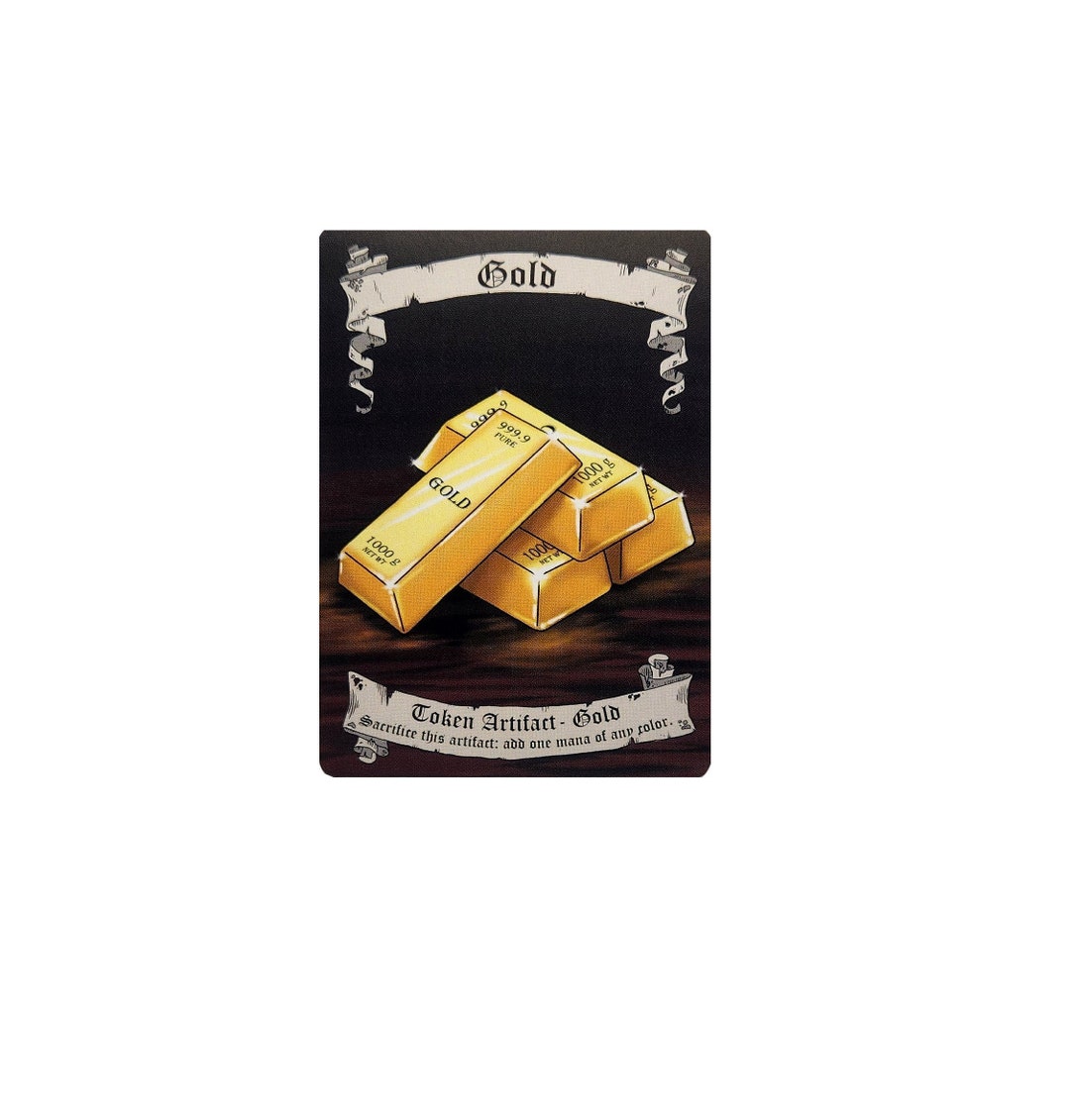 Magic the Gathering Gold Token (bar) - Etsy