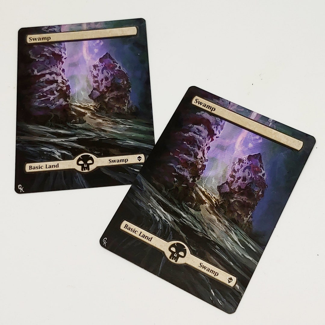 Magic the Gathering Swamp Alter - Etsy