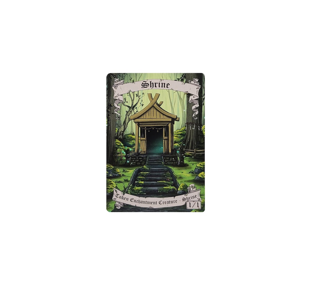 Magic the Gathering Shrine Token - Etsy