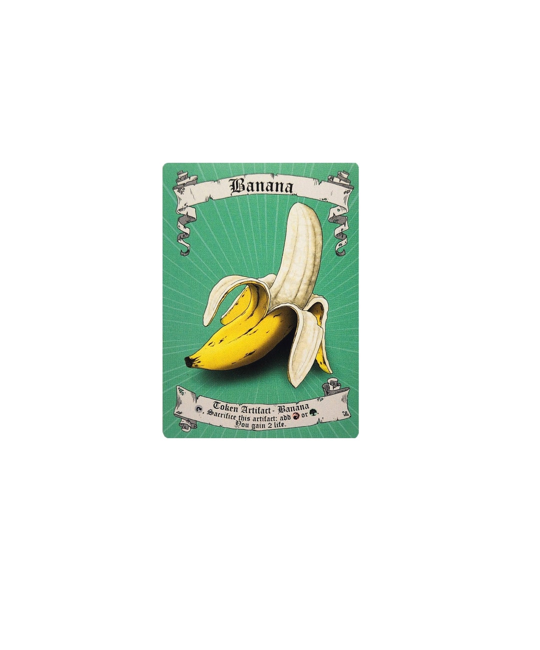 Magic the Gathering Banana Token - Etsy