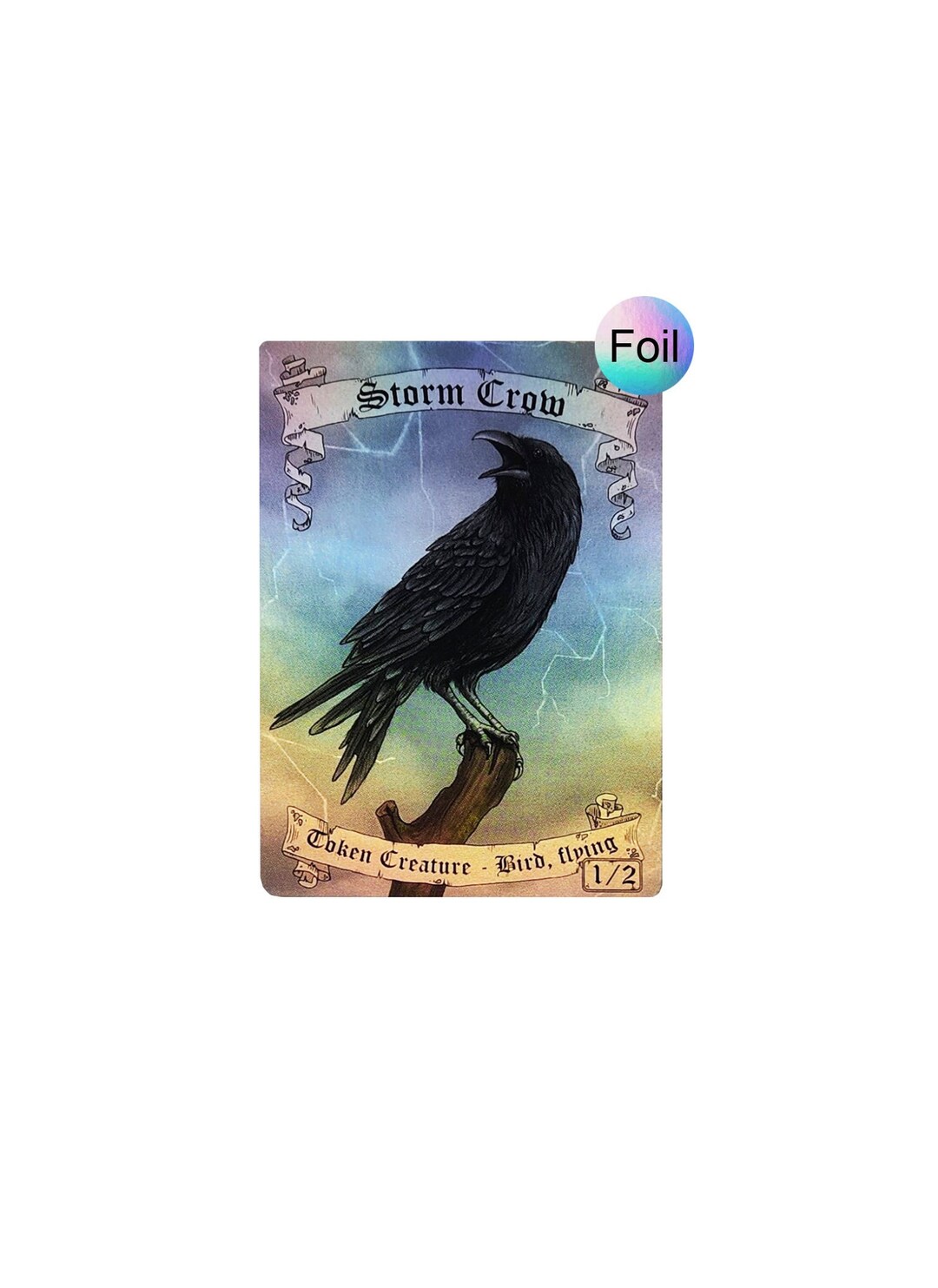 Magic the Gathering Storm Crow Token (foil Version) - Etsy