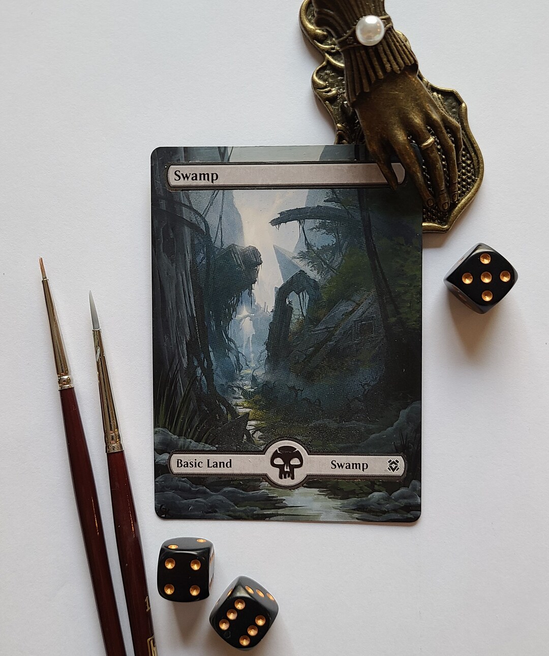Magic the Gathering Swamp Alter - Etsy