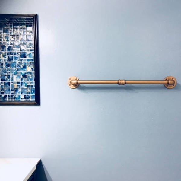 Gold Pipe Shelves - Etsy