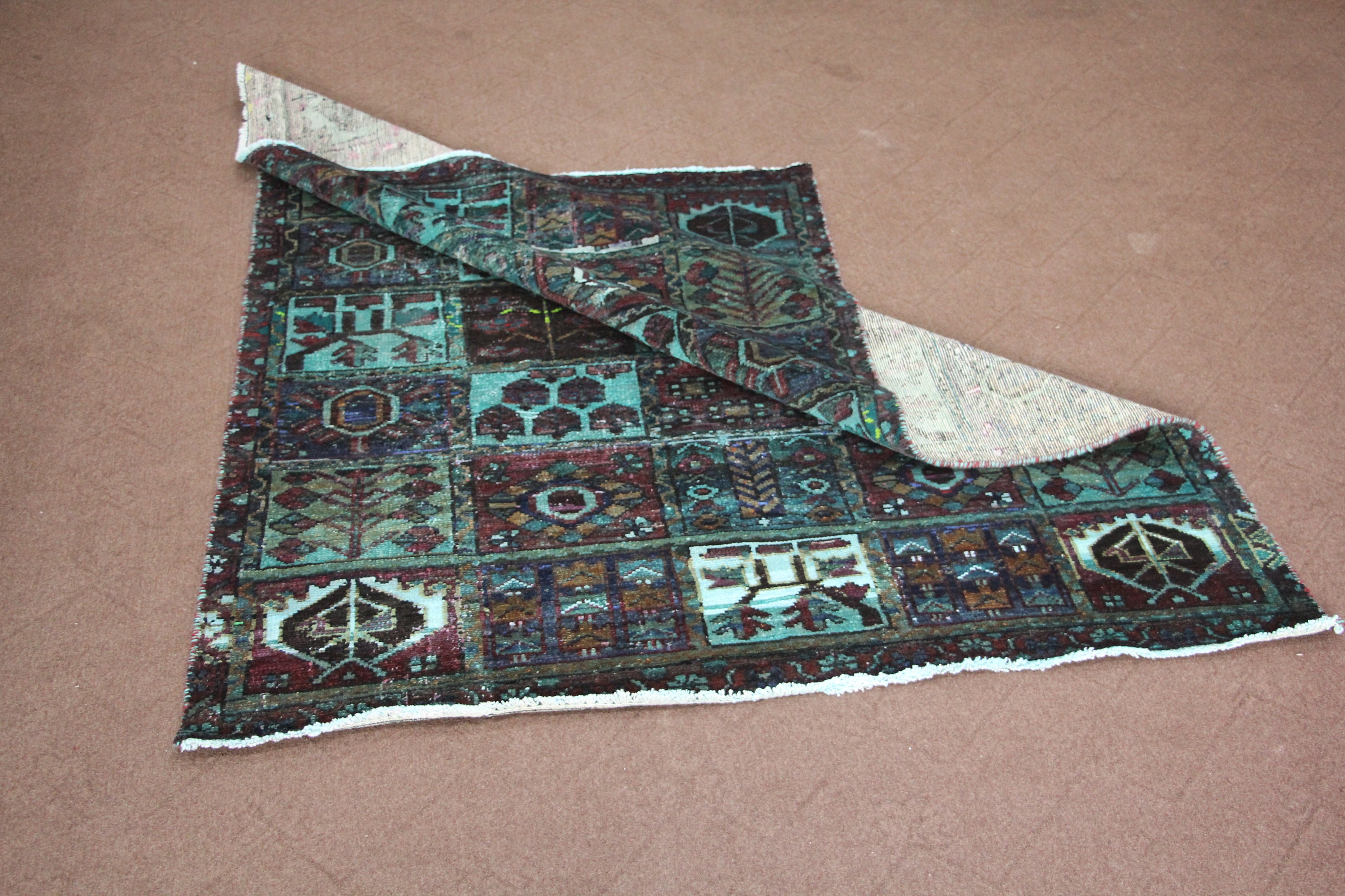 4x5 Area Rug Compartment Rug. Size: 128 Cm X 157 Cm/ 4.2' - Etsy