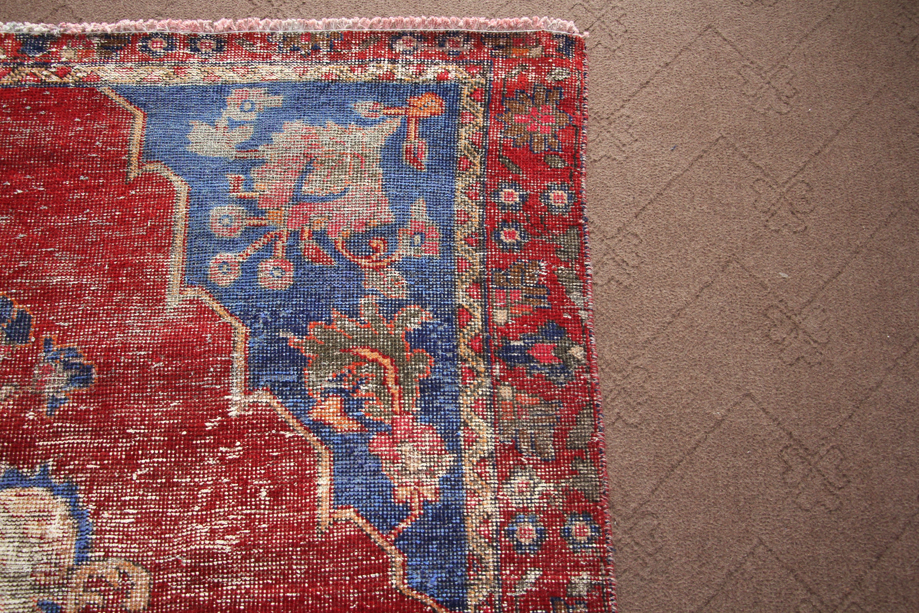 137 Cm X 204 Cm / 4.5' X 6.7' Faded Rug Distressed - Etsy