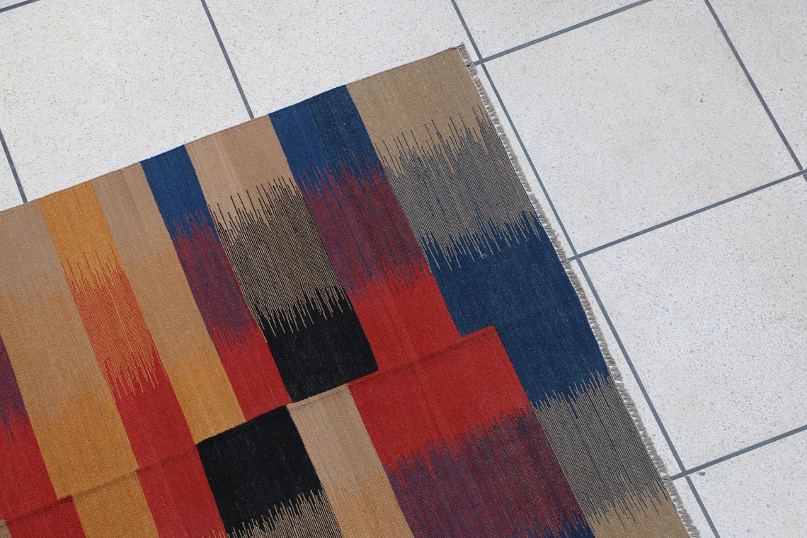 Size 160 Cm X 213 Cm / 5.2' X 7' Area Rug Handmade - Etsy