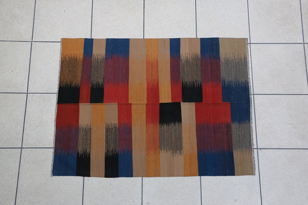 Size 160 Cm X 213 Cm / 5.2' X 7' Area Rug, Handmade Wool Rug, New ...