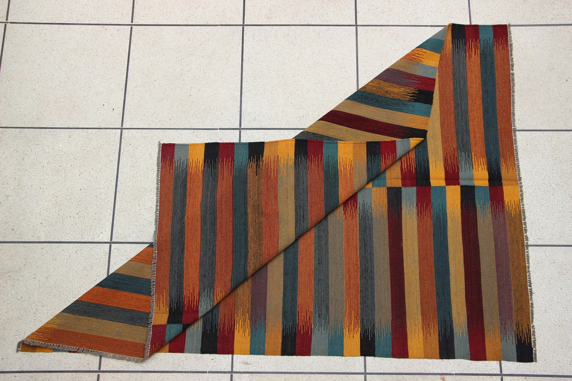 6x8 Area Rug Modern Design Multi Color Rug Contemporary Area - Etsy