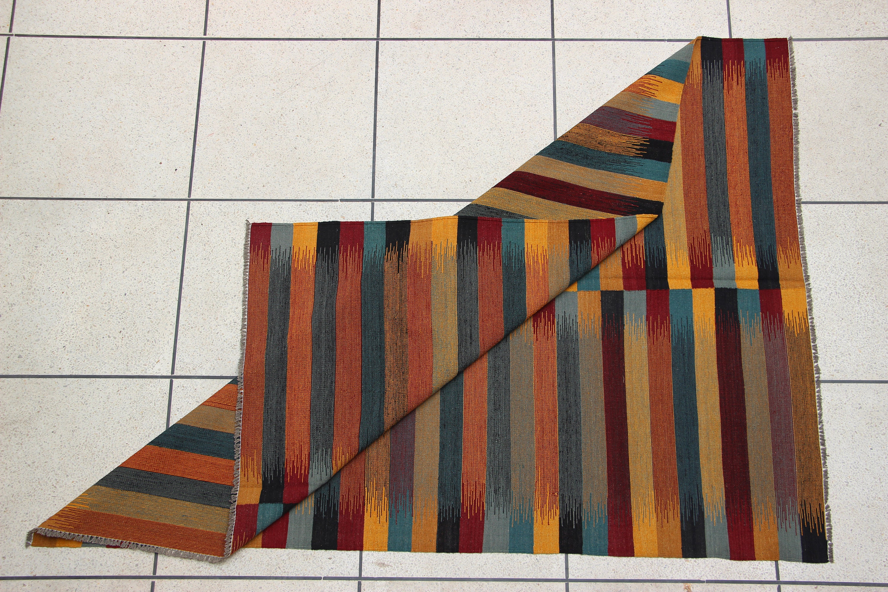 6x8 Area Rug Modern Design Multi Color Rug Contemporary Area - Etsy