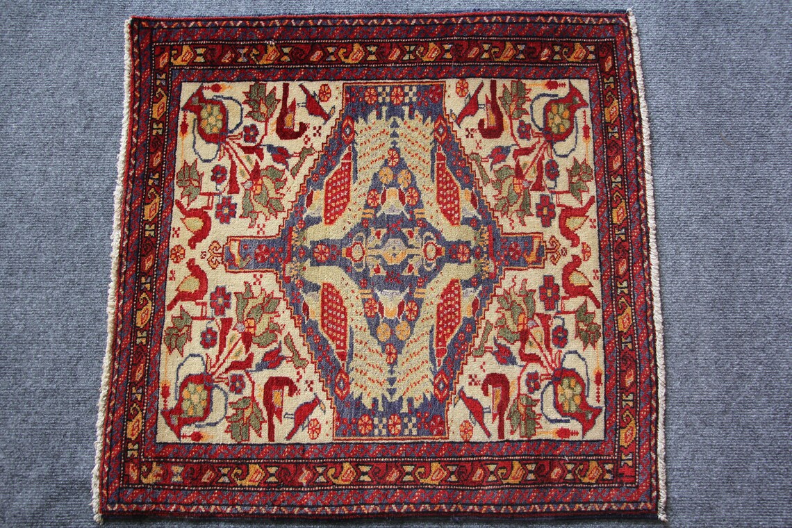 Vintage Entrance Rug Entry Rug Welcome Mat Welcome Rug - Etsy