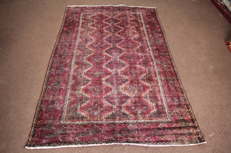 122 Cm X 200 Cm/4' X 6.6' Distressed Rug Faded - Etsy