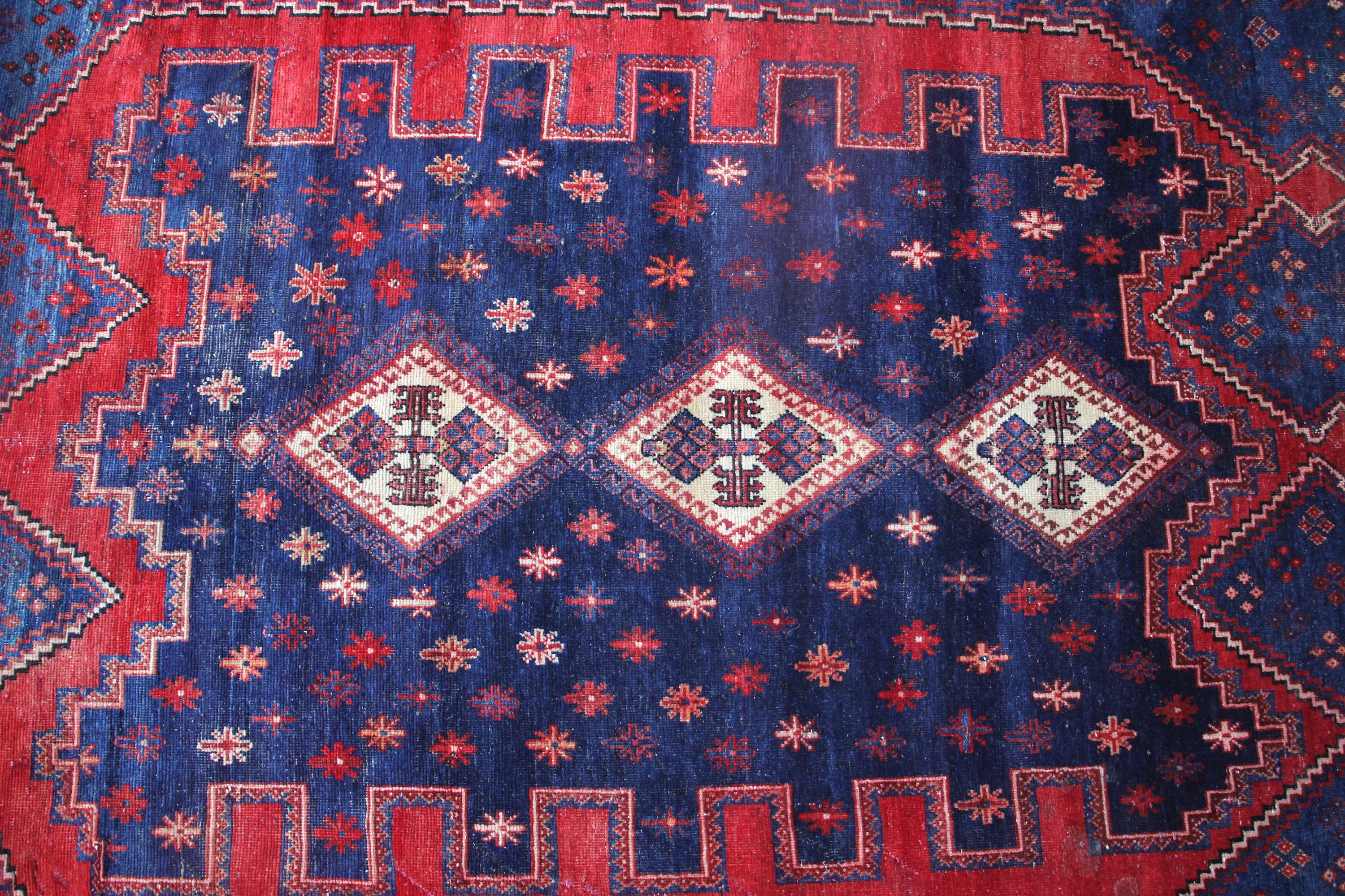 136 cm x 190 cm /4.5' x 6.2' Vintage tribal rug boho | Etsy