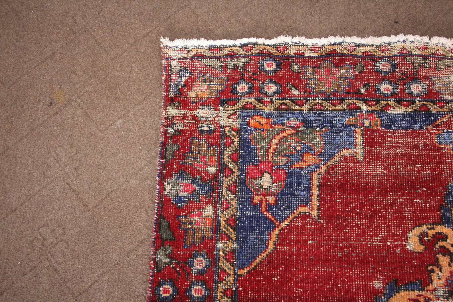 137 Cm X 204 Cm / 4.5' X 6.7' Faded Rug Distressed - Etsy