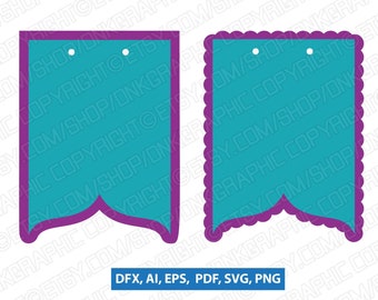 Scalloped banner | Etsy