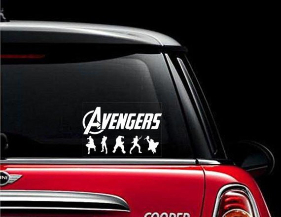 Marvel Vinyl Decal - Etsy