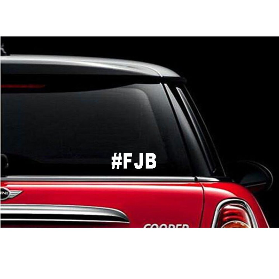 FJB Car Vinyl Decal - Etsy