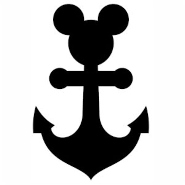 Mickey Anchor - Etsy