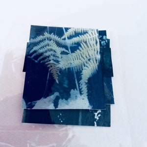 Cyanotype and Acrylic Print off Cuts for Crafters to Use in ...