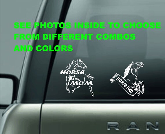 Horse Stickers for Car. Personalized Horse Gift for Horse - Etsy