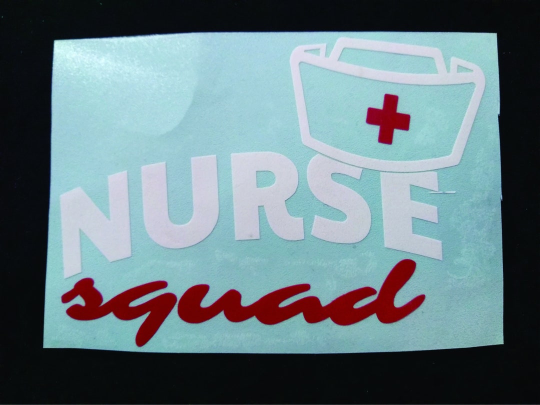 Nurse Squad Sticker: RN, LVN, Nursing Student Decal - Etsy