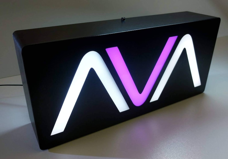 Custom Light Box Sign, With Your Own Text or Logo. for Interior Display ...