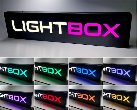 Electronics & Accessories Decals & Skins Custom light box sign with ...