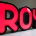 Personalised Name Light. Custom Made Illuminated LED Sign. Freestanding ...