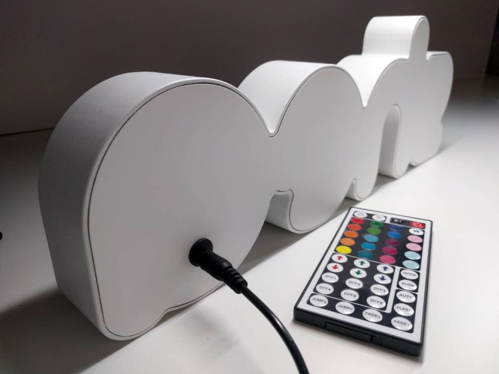 Personalised Name Light. Custom Made Illuminated LED Sign. | Etsy UK